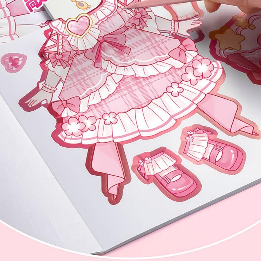 Diy Cute & Educational Dress Up Stickers. Full Body Changeable Stickers ...