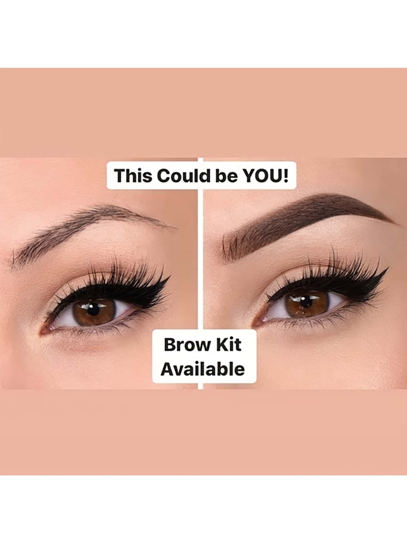 16 Pair Perfect Eyebrows, Stencil With A Fixed Elastic Band, Reusable ...