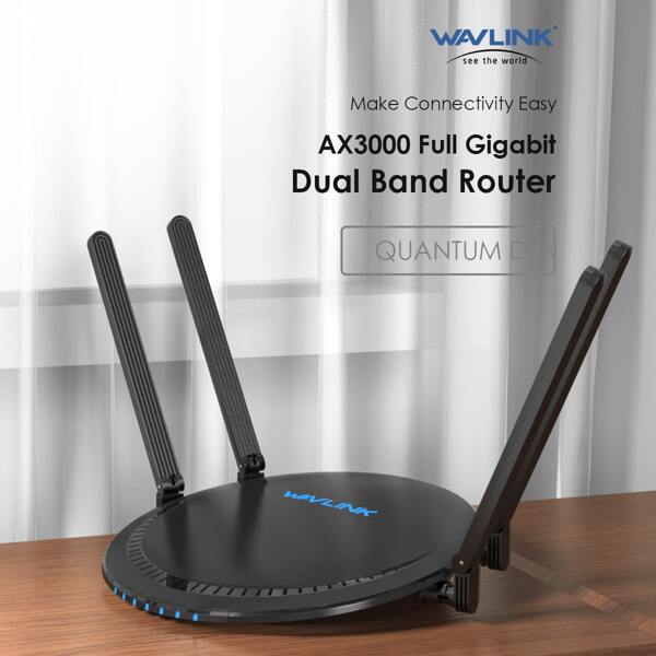 WAVLINK WN531MX3 AX3000 3000Mbps(2.4G+5G) WiFi 6 Router, Dual Band 2 ...