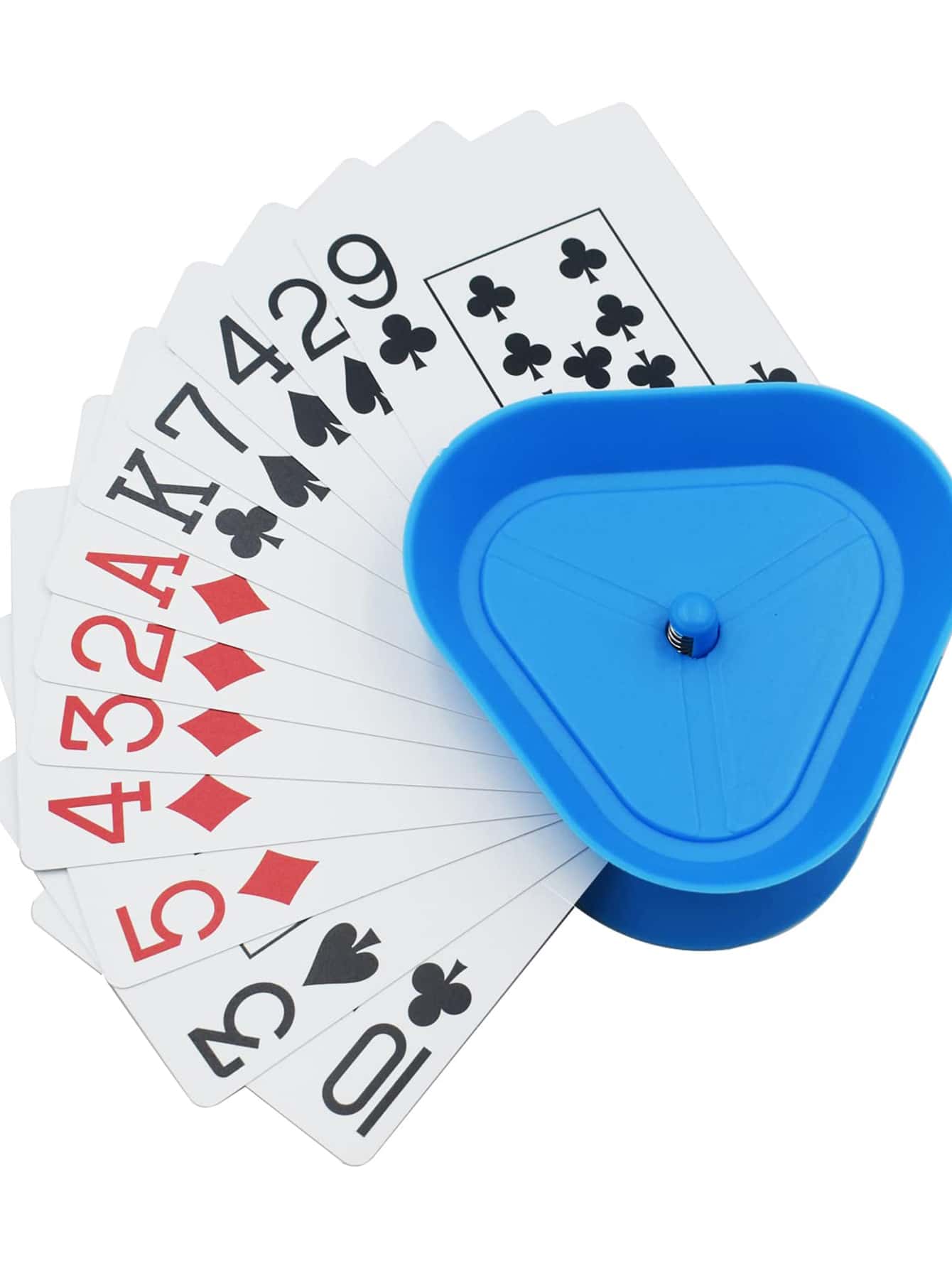4pcs/set Playing Card Hand Holder Tray, Triangle Shaped Hands-Free ...