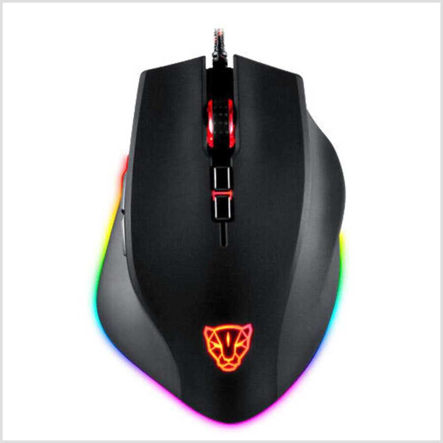 8 Button 5000 DPI USB Professional Wired Gaming Mouse Mice LED Backlit ...