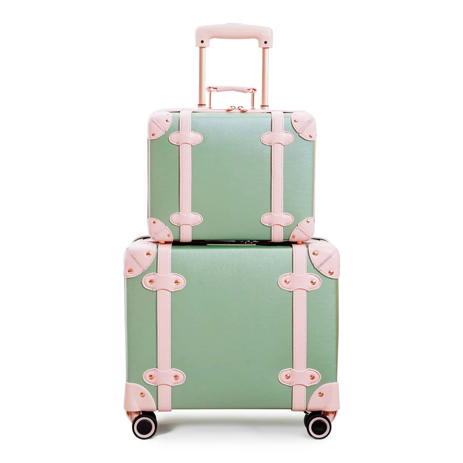 NZBZ Carry On Luggage 18-inch Hardside Spinner Lightweight Suitcase ...