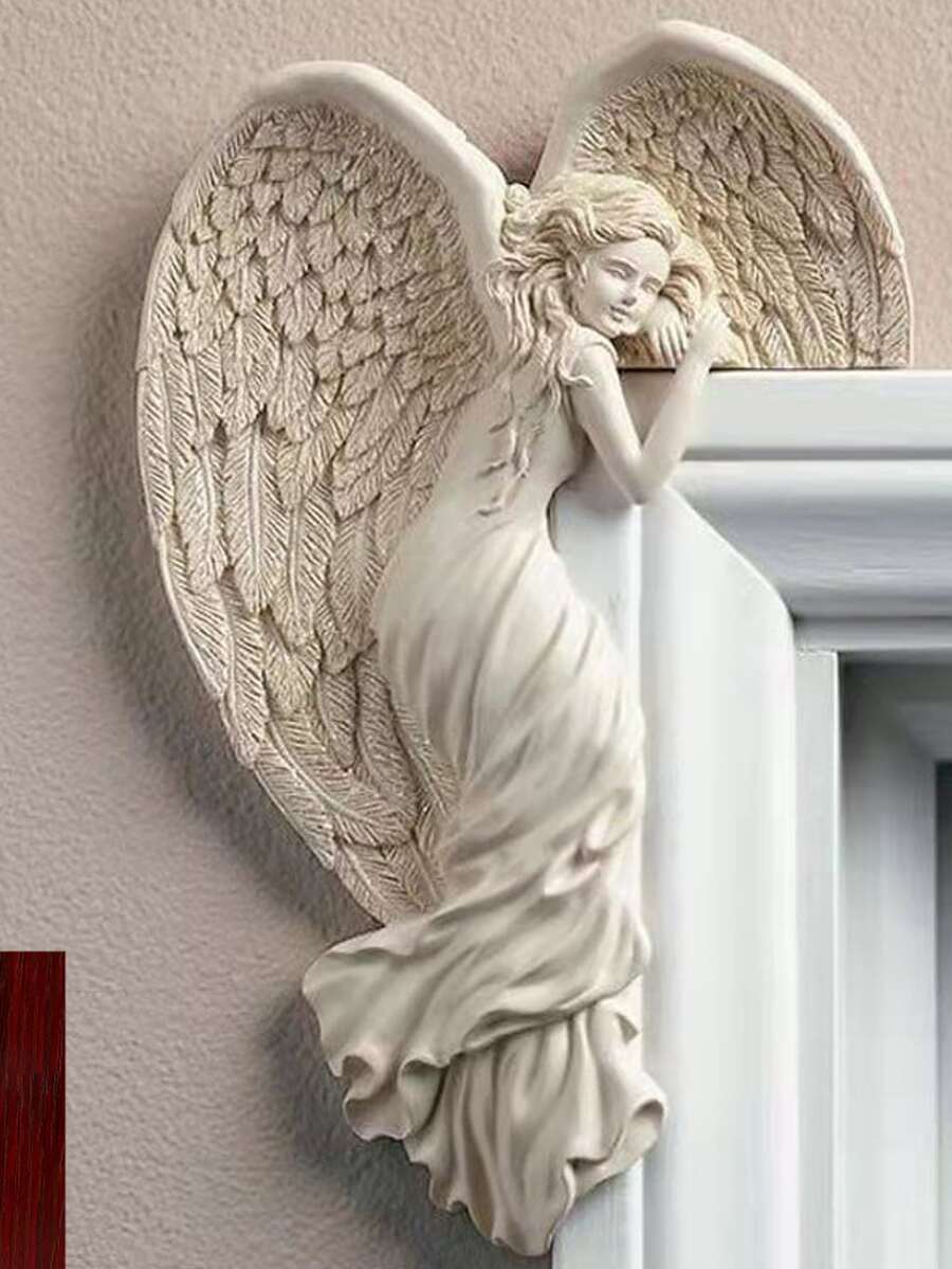 Angel Door Frame Decoration Resin Awakening Angel Wings Hanging ...