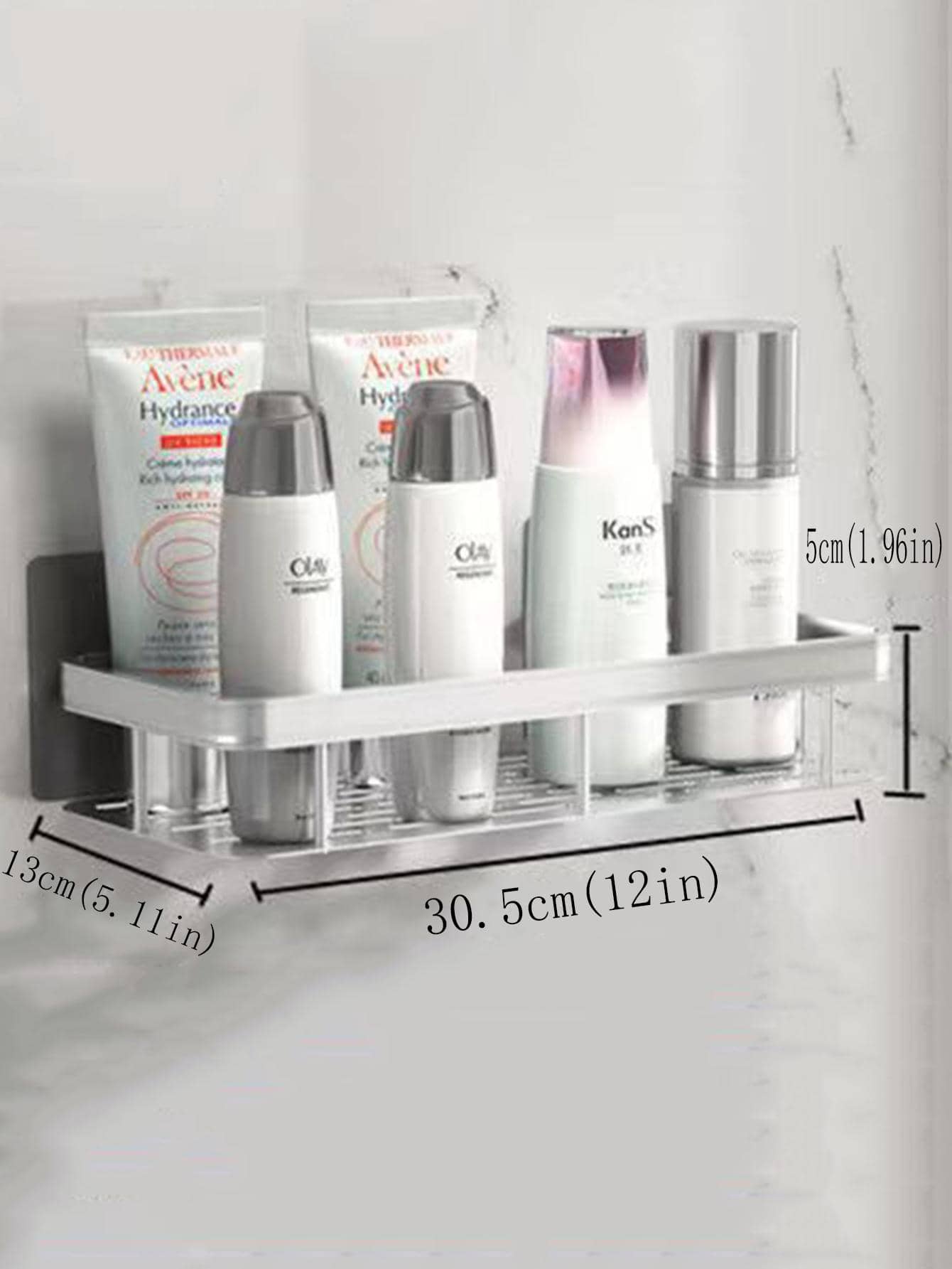 Gun Gray Bathroom Shelf Organizer, Over The Toilet Storage Rack For ...