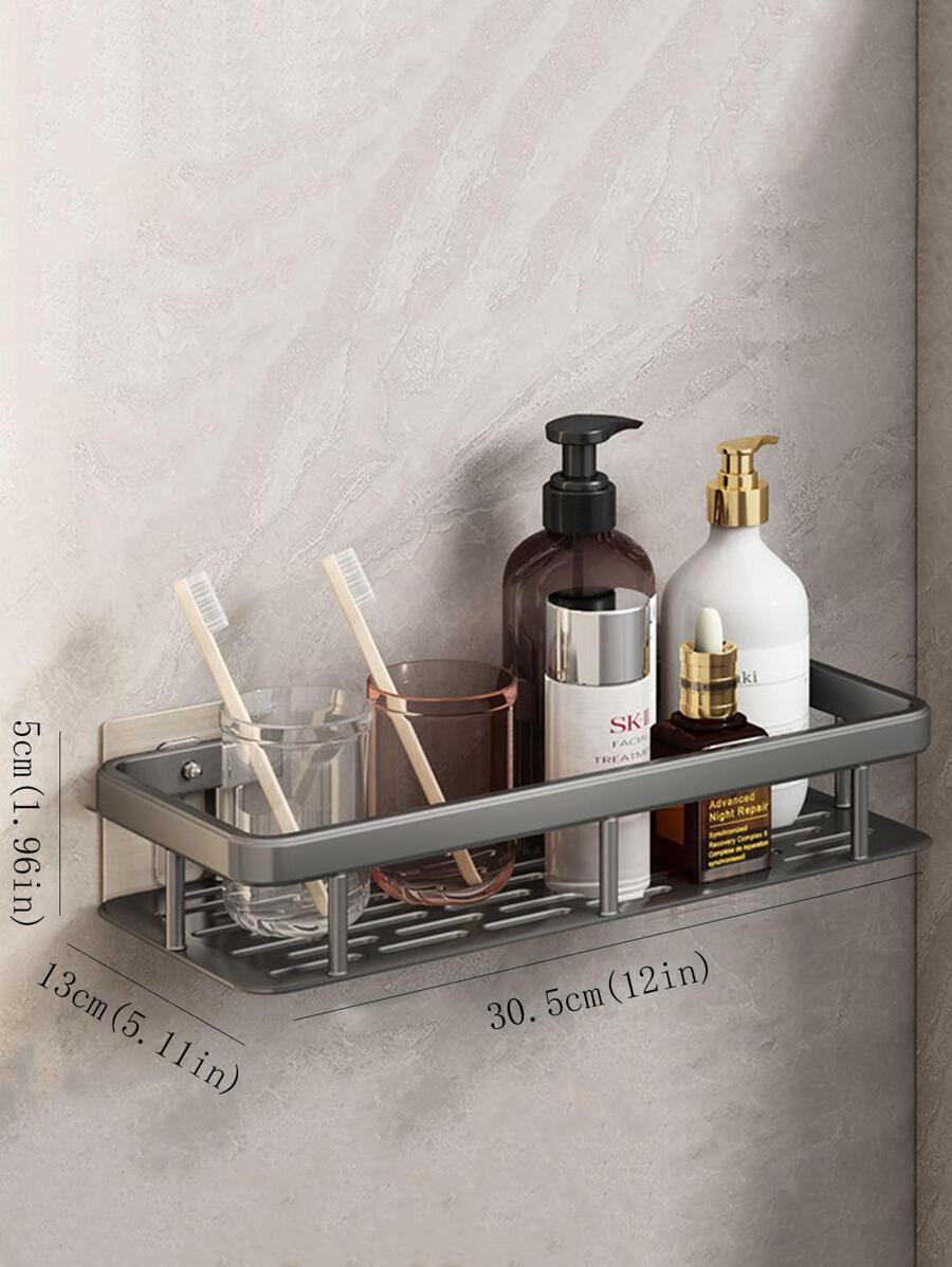 Gun Gray Bathroom Shelf Organizer, Over The Toilet Storage Rack For ...