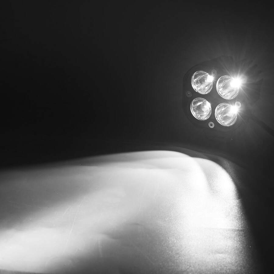 Led Round Light Bar 2PCS 5 inch 80w 14000LM Flood Light Pod Off Road ...