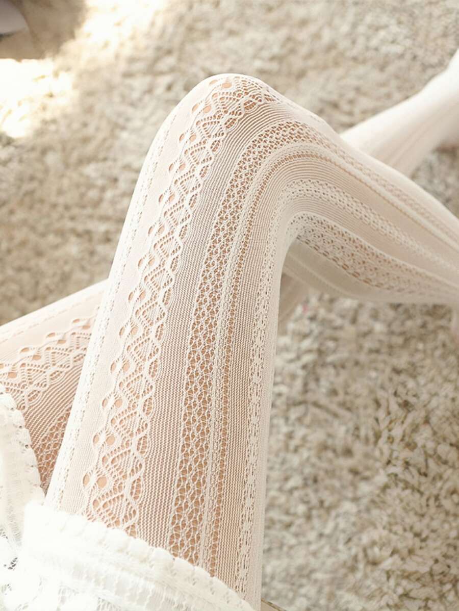 1 piece Lolita lace stockings pantyhose female carved net stockings ... 1 piece Lolita lace stockings pantyhose female carved net stockings ...