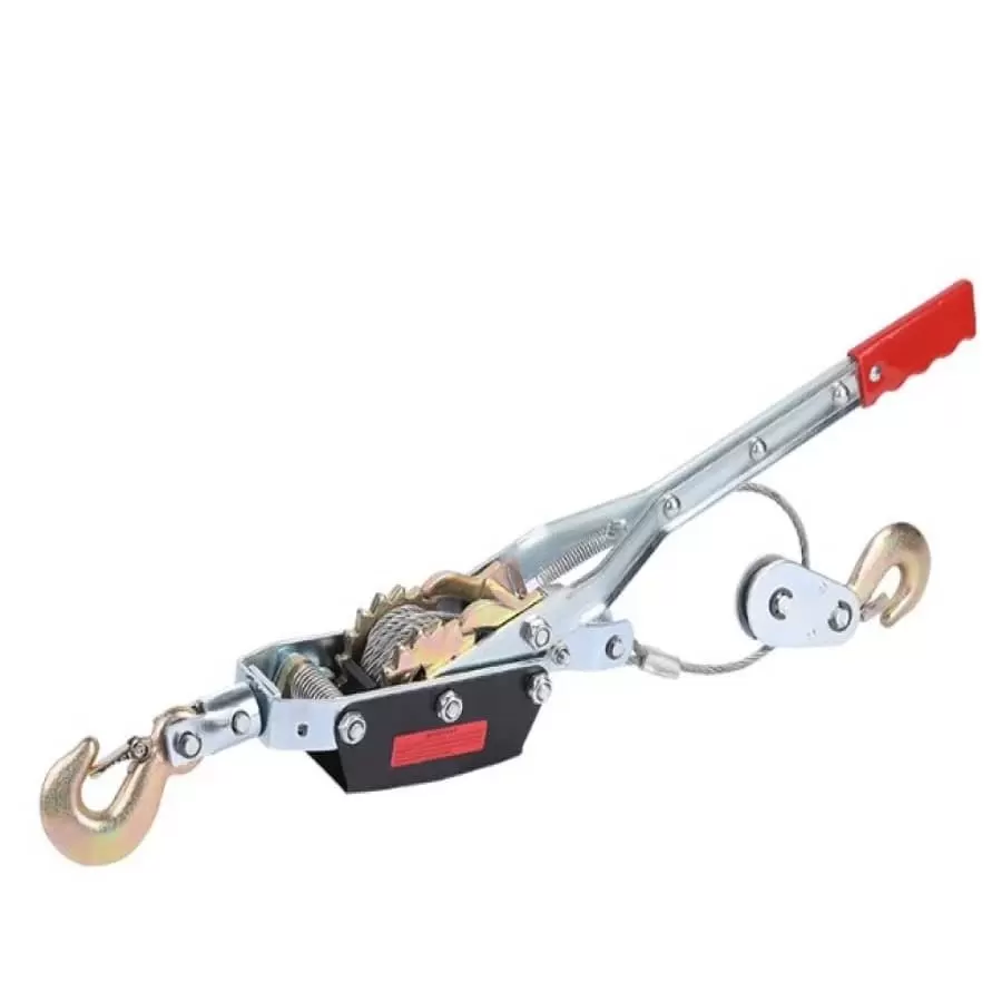 Dual Gear Power Puller, Hand Cable Puller Come Along Winch with 2 Hooks ...