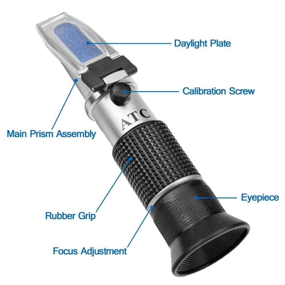 Antifreeze Refractometer - 3-in-1 coolant Tester for Checking Freezing ...