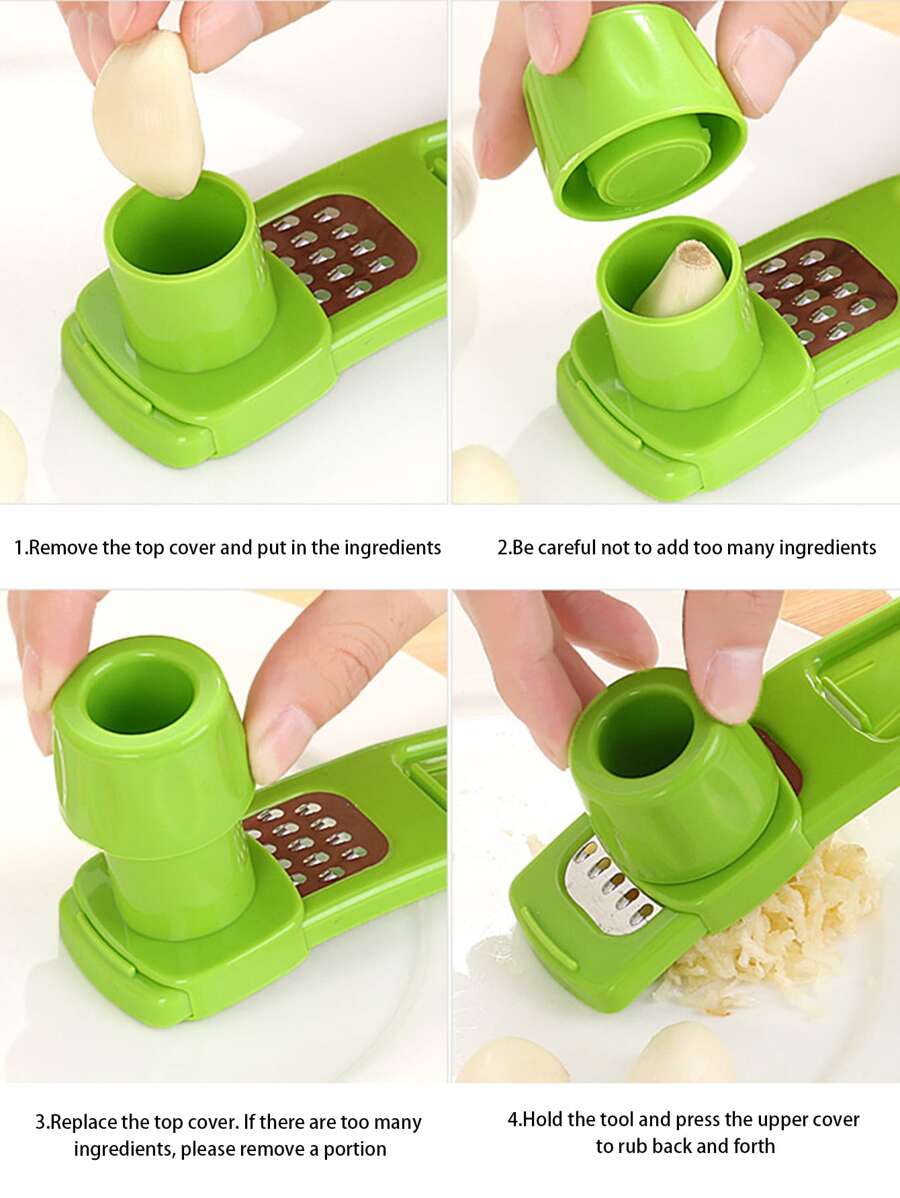 Kitchen Mini Tool Set- Garlic Grinder, Garlic Peeler, Ginger Grinder ...