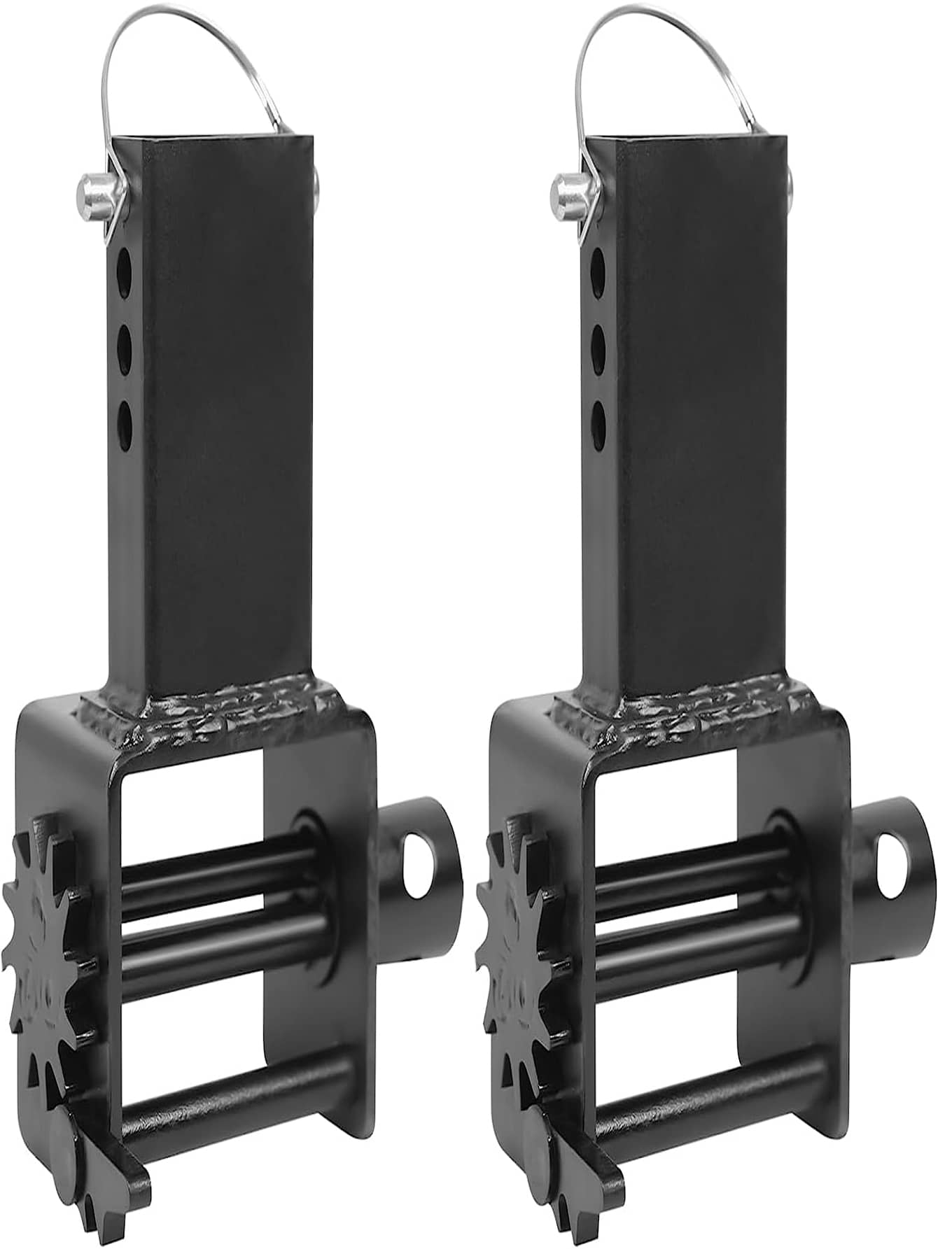 2 Pack Trailer Stake Pocket Winch, Heavy Duty Stake Pocket D Ring for ...