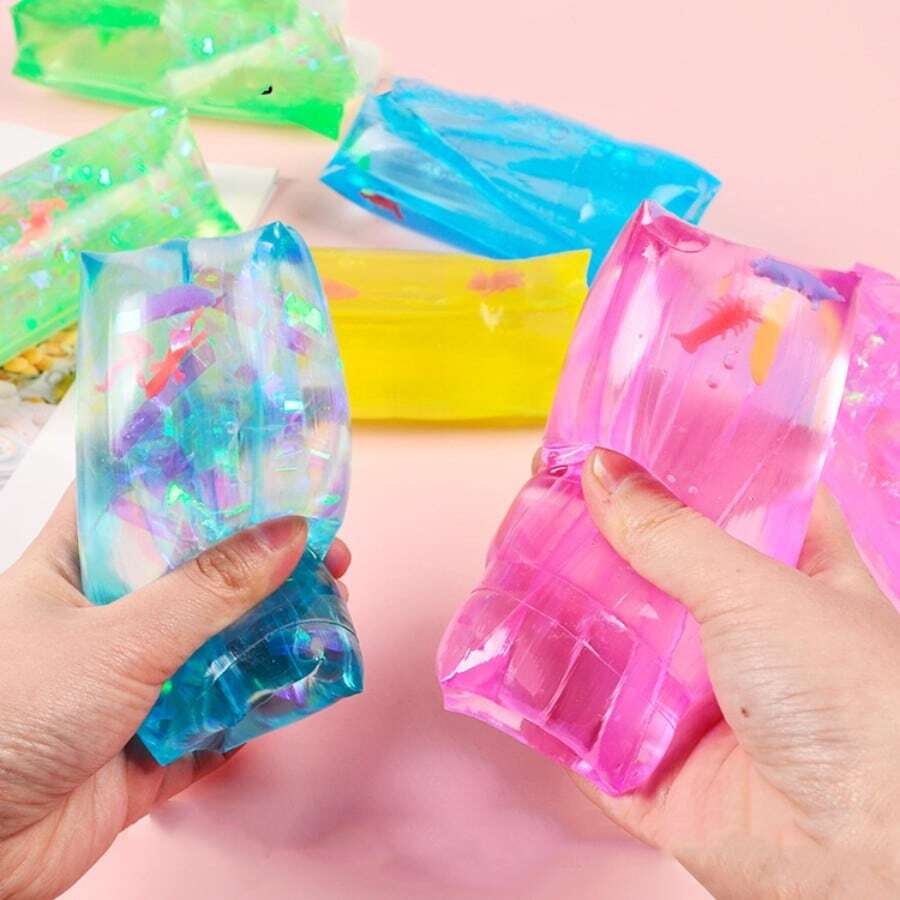 Random Color Squishy Water Snake Sensory Stress Relief Toy, Kids ...