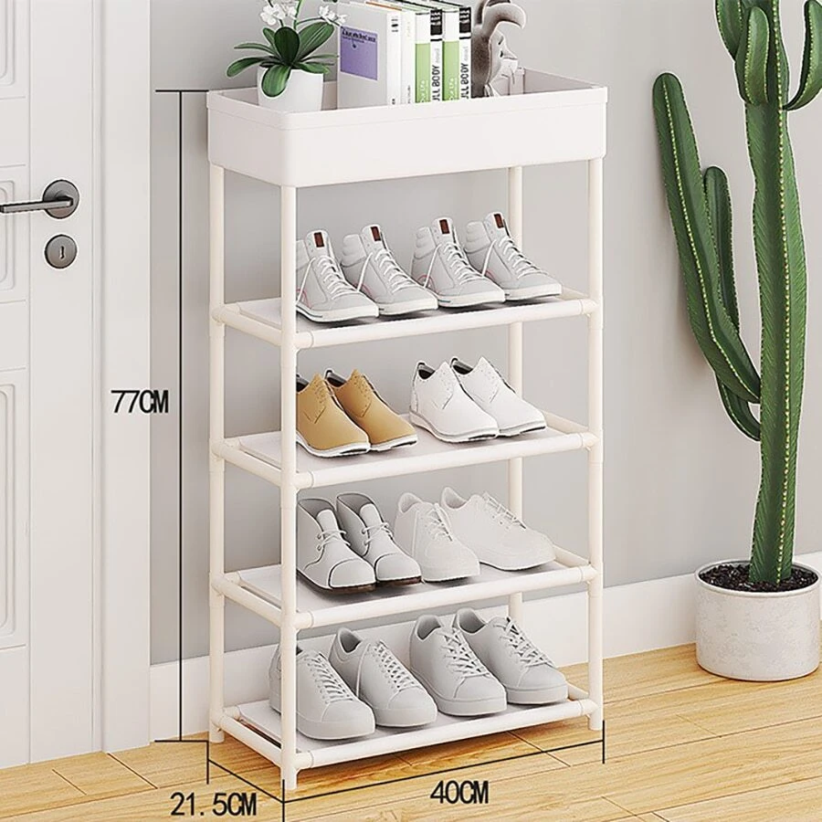 Five-layer assembled device storage shoe rack home assembled shoe rack ...