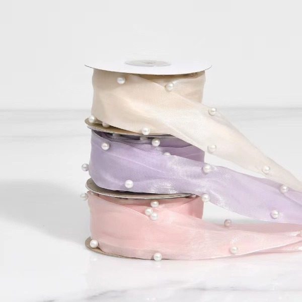 1pc Pearl & Flower & Ribbon Cake Decoration Hair Clip, Hair Tie And Diy ...