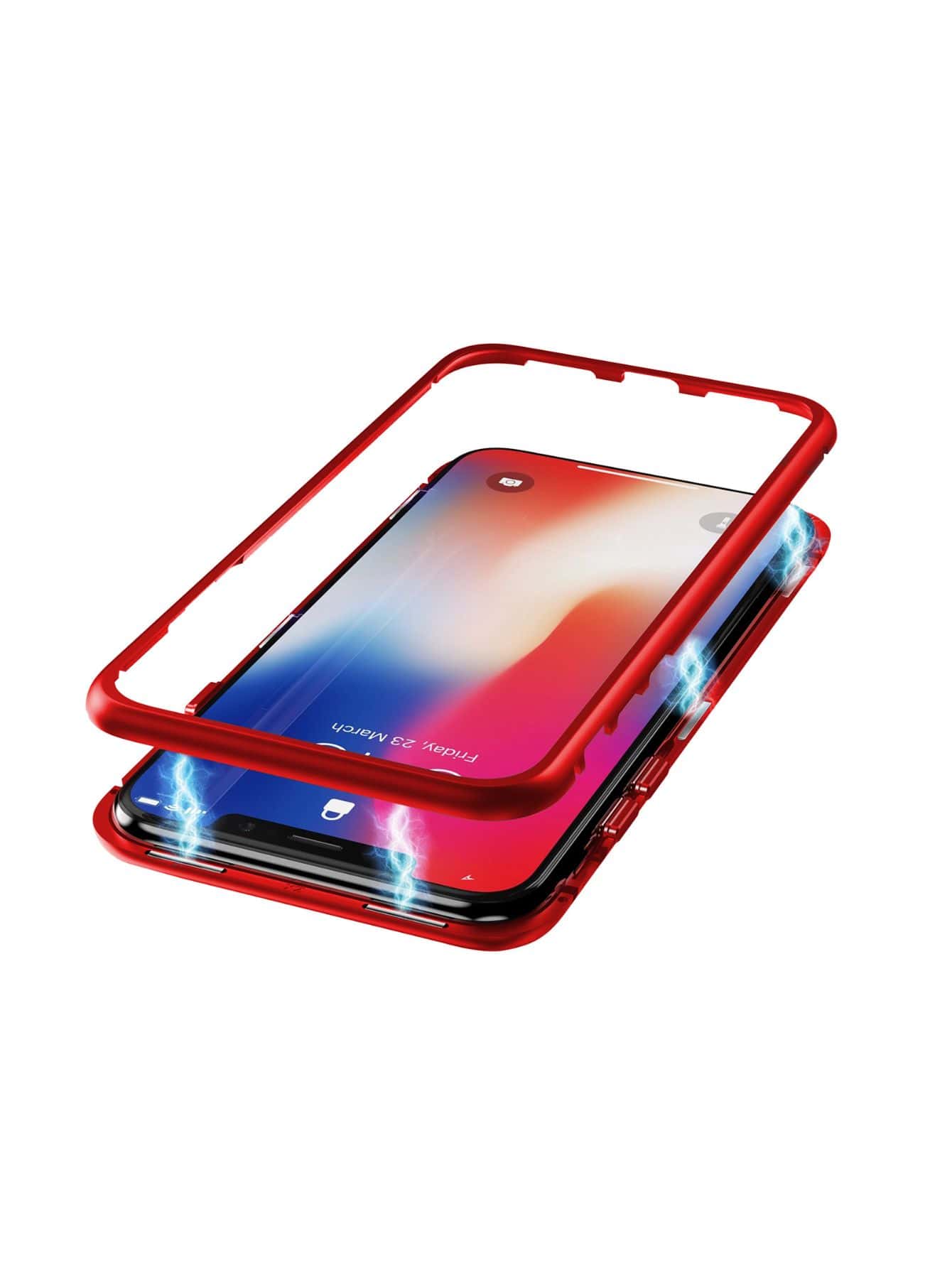 Magnetic Case With 360 Degree Protection Including Mica Crystal For ...