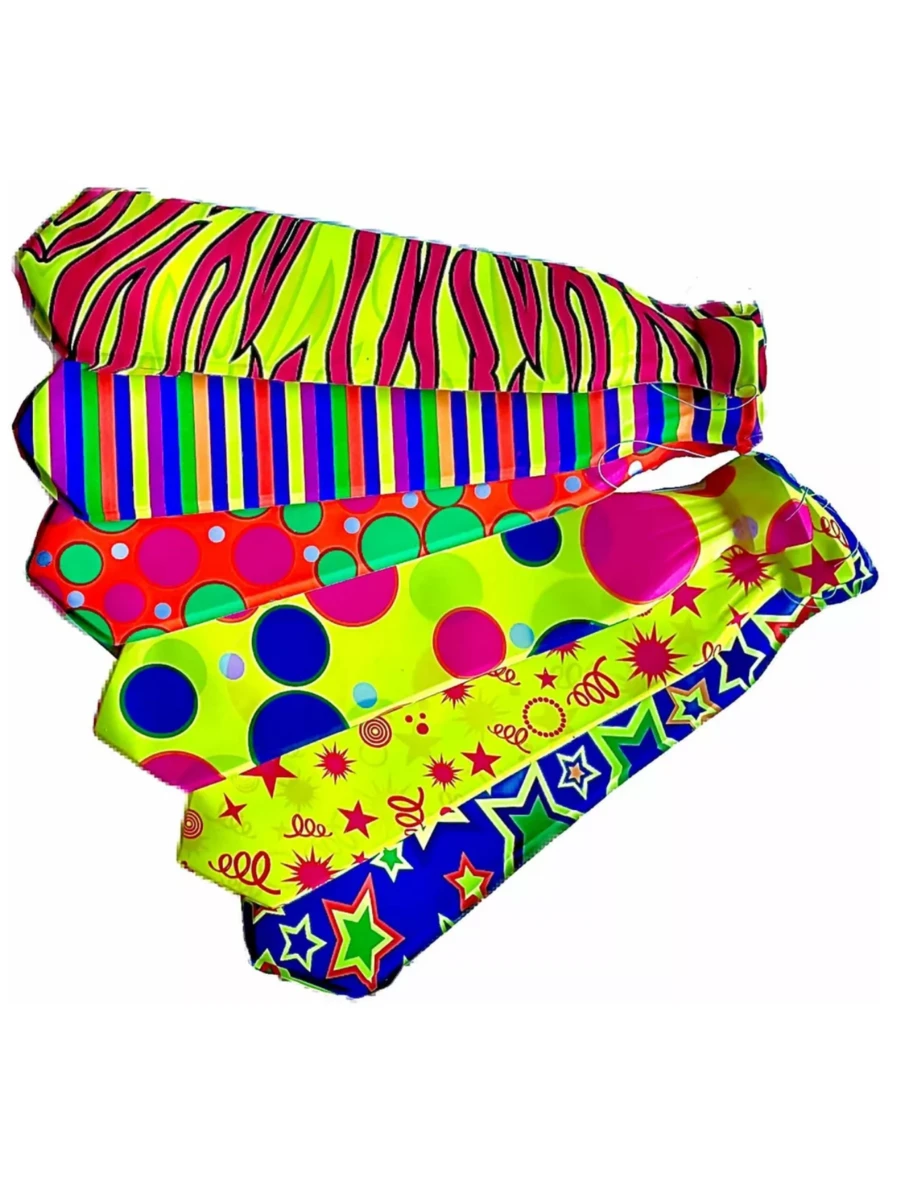 12 Neon Party Ties | SHEIN USA