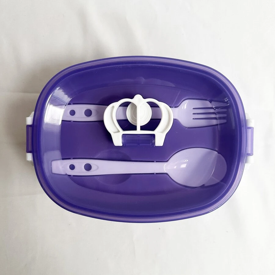 900ml Lunch Box Spoon y tenedor Con Topper Para Lunch Y Sopa, Fiambrera ...