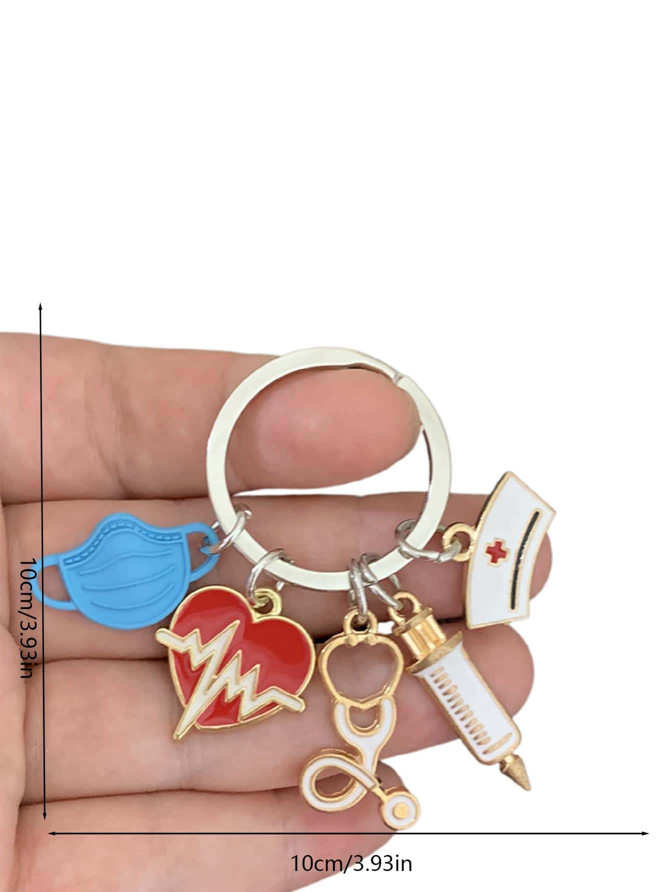 Nurse Doctor Key Ring, Medical Staff Key Ring, Syringe Needle ...