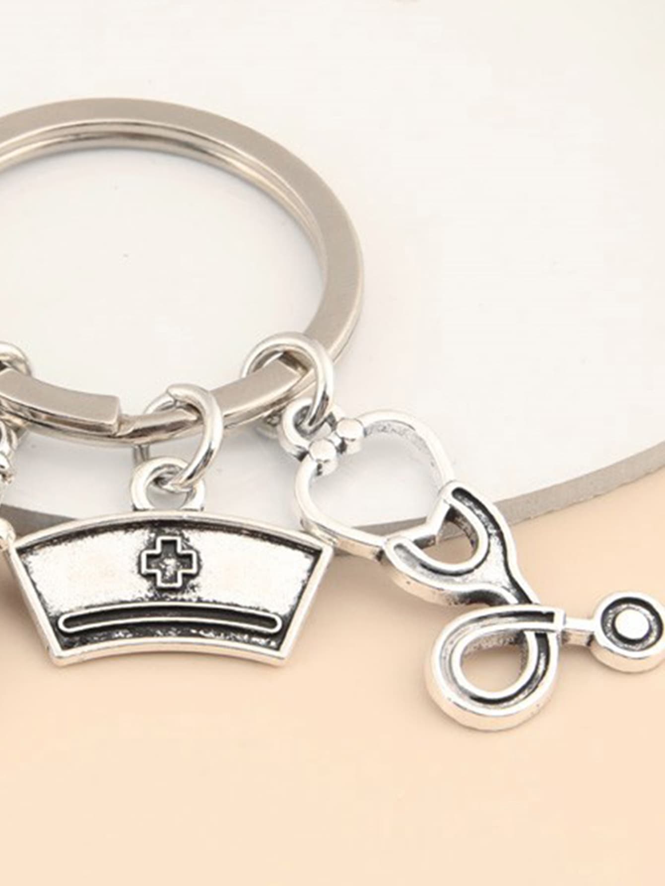 Nurse Doctor Key Ring, Medical Staff Key Ring, Syringe Needle ...