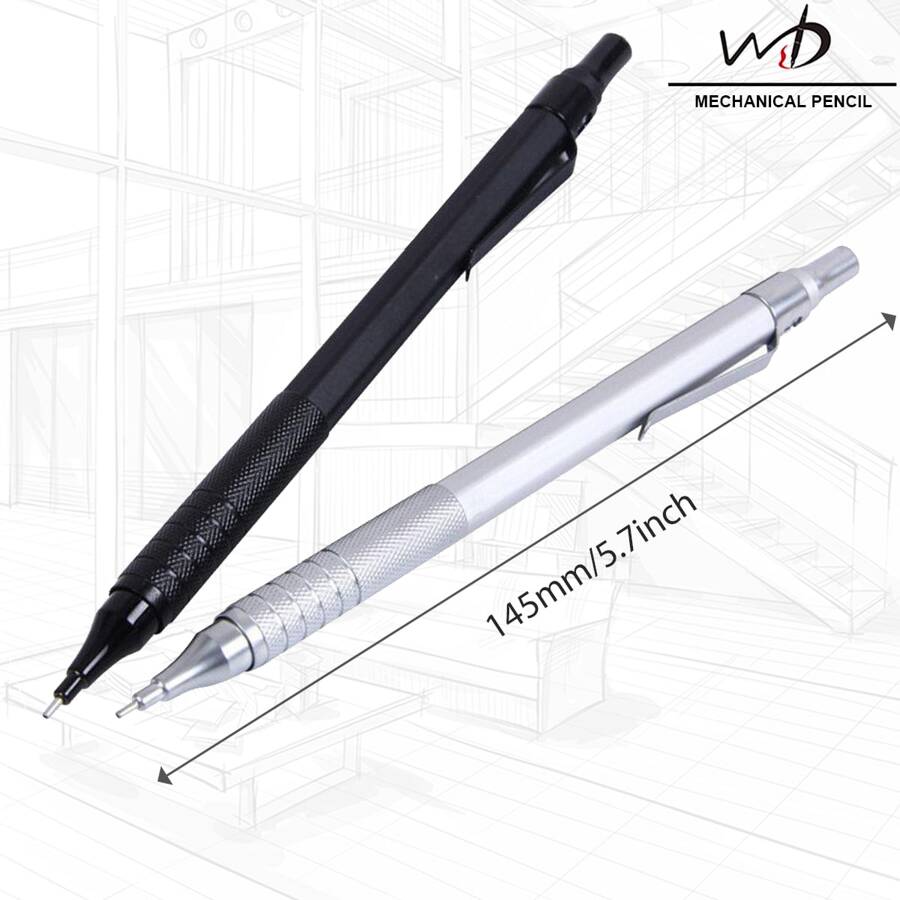 Low Center of Gravity All-Metal Automatic Pencil Architect Art Painting ...