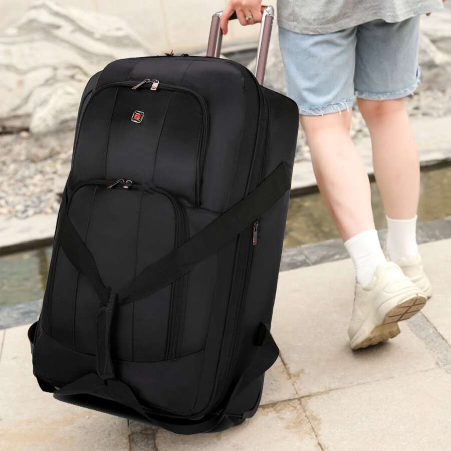 30 Inches Expandable Duffel Bag For Boarding Multi Tiered Collapsible ...