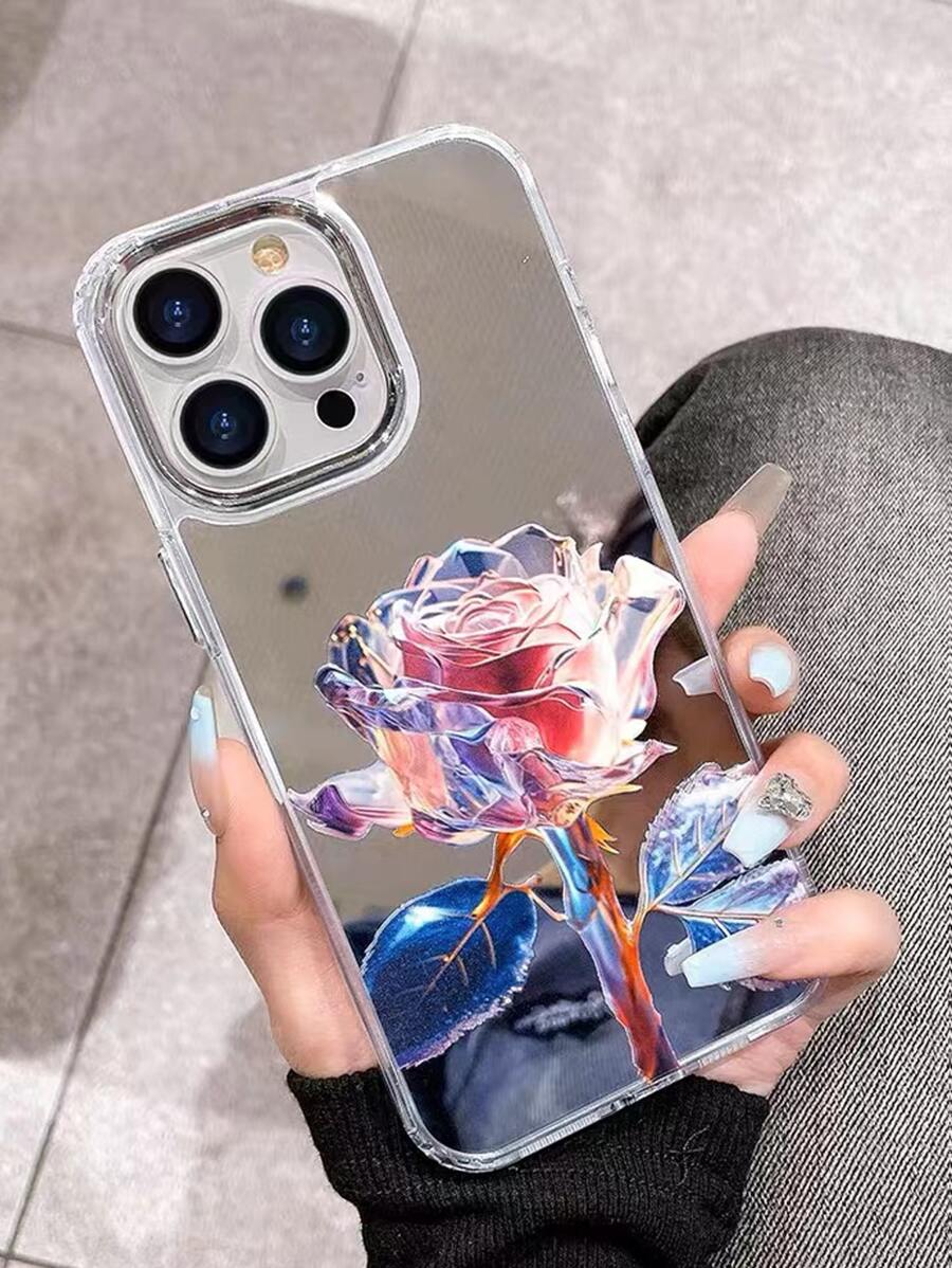 Rose Pattern Phone Case | SHEIN USA