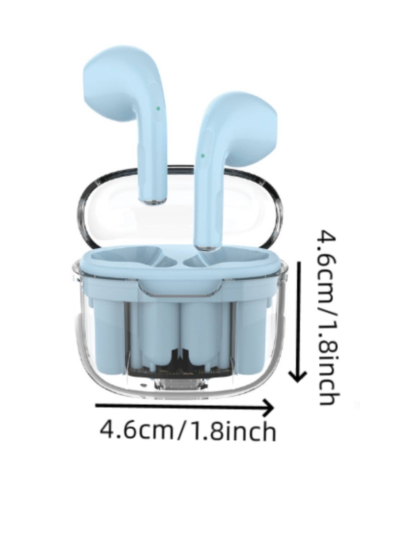 Wireless Earbuds Purple v5.3 with Microphone for Working Out Noise ...