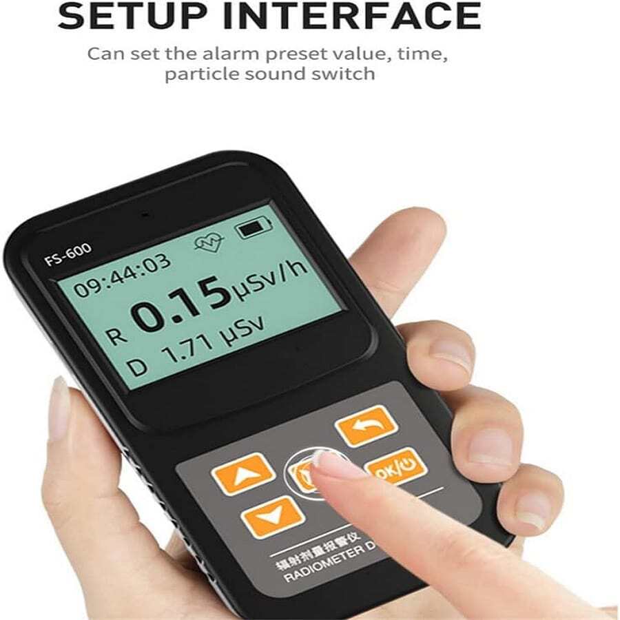 Handheld Geiger Counter Nuclear Radiation Detector,Professional Beta ...