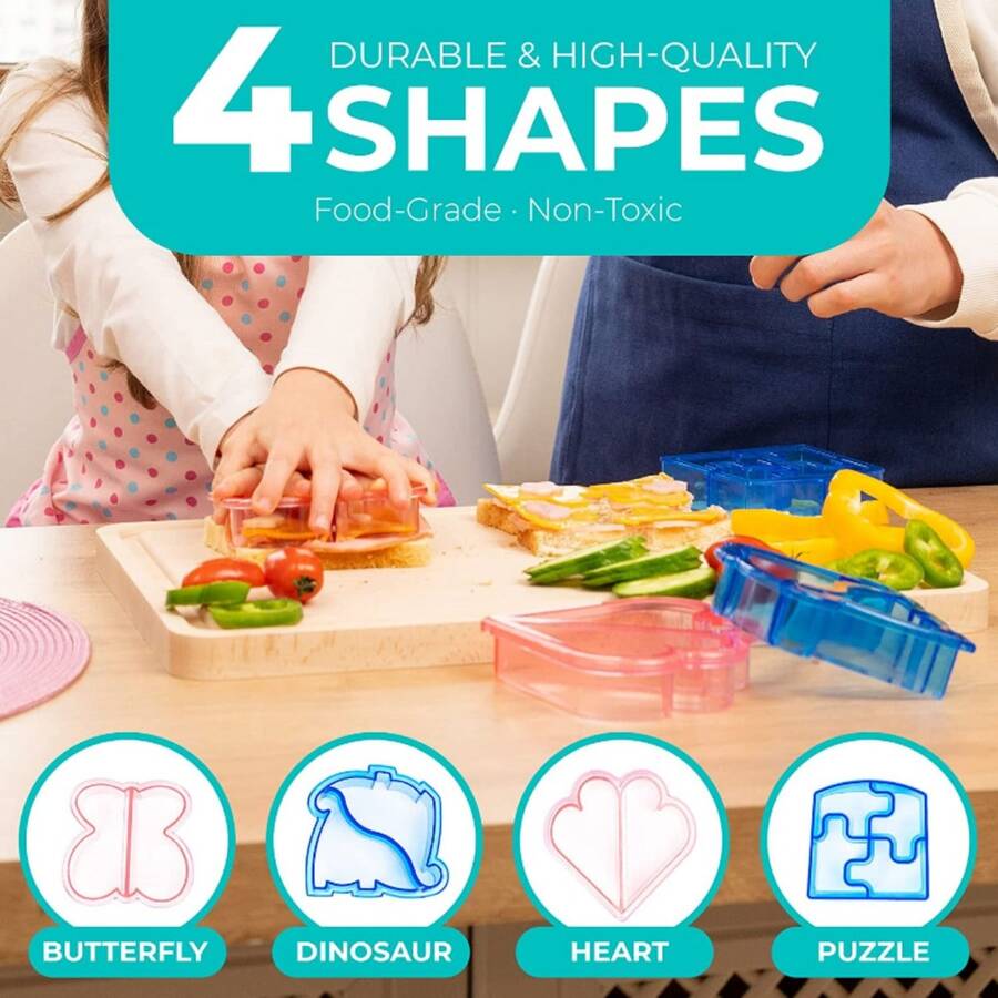 Sandwich cutting knife and Crust Shaper for Kids Cute Animal Toast Mold ...