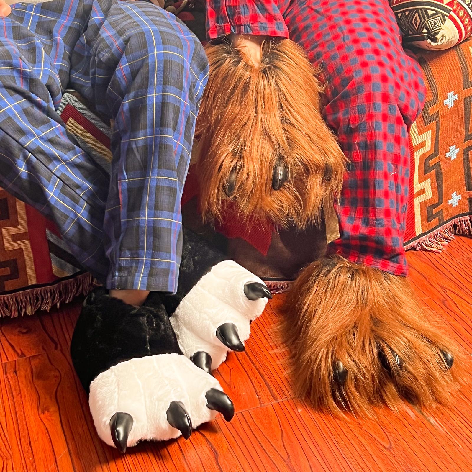 ULTRAIDEAS Novelty Animal Paw Slippers for Women and Men, Funny Claw ...