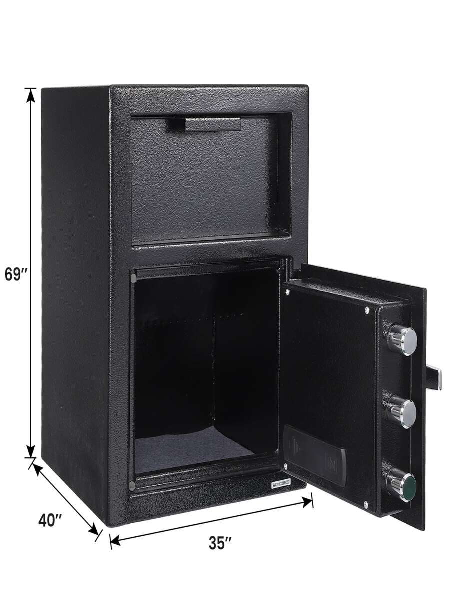 Digital Depository Safe Box, Electronic Steel Safe with Keypad ...