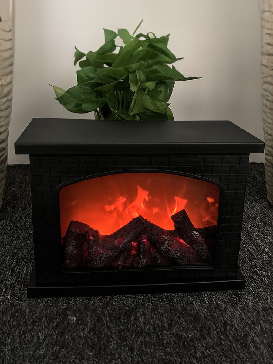 Simulation Flame Lamp Fake Fireplace Lamp Wood Charcoal Flame ...
