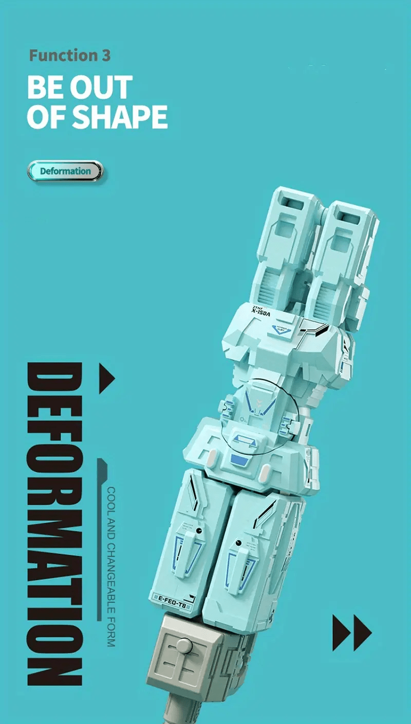 1pc Children's Robot Transforming Pen 2-in-1 Creative Stationery ...