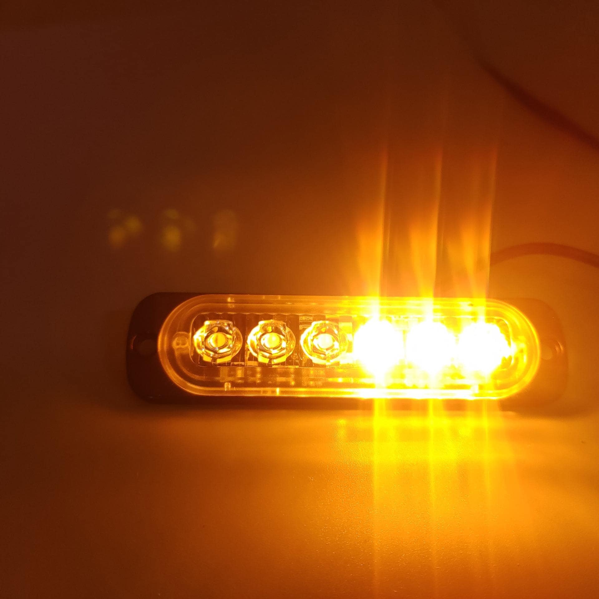 6 LED Aluminum Alloy 12-24V LED Car Side Warning Light | SHEIN UK