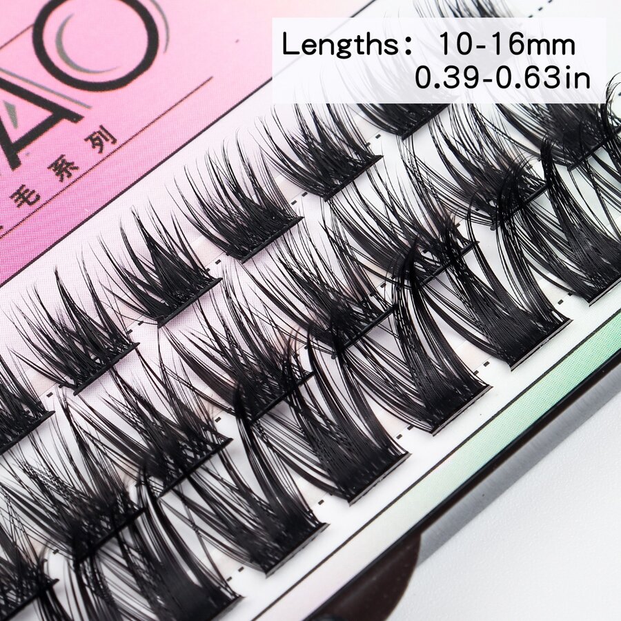 36pcs Curly Individual Eyelash Extension 12mm/14mm/16mm Mixed Lash ...