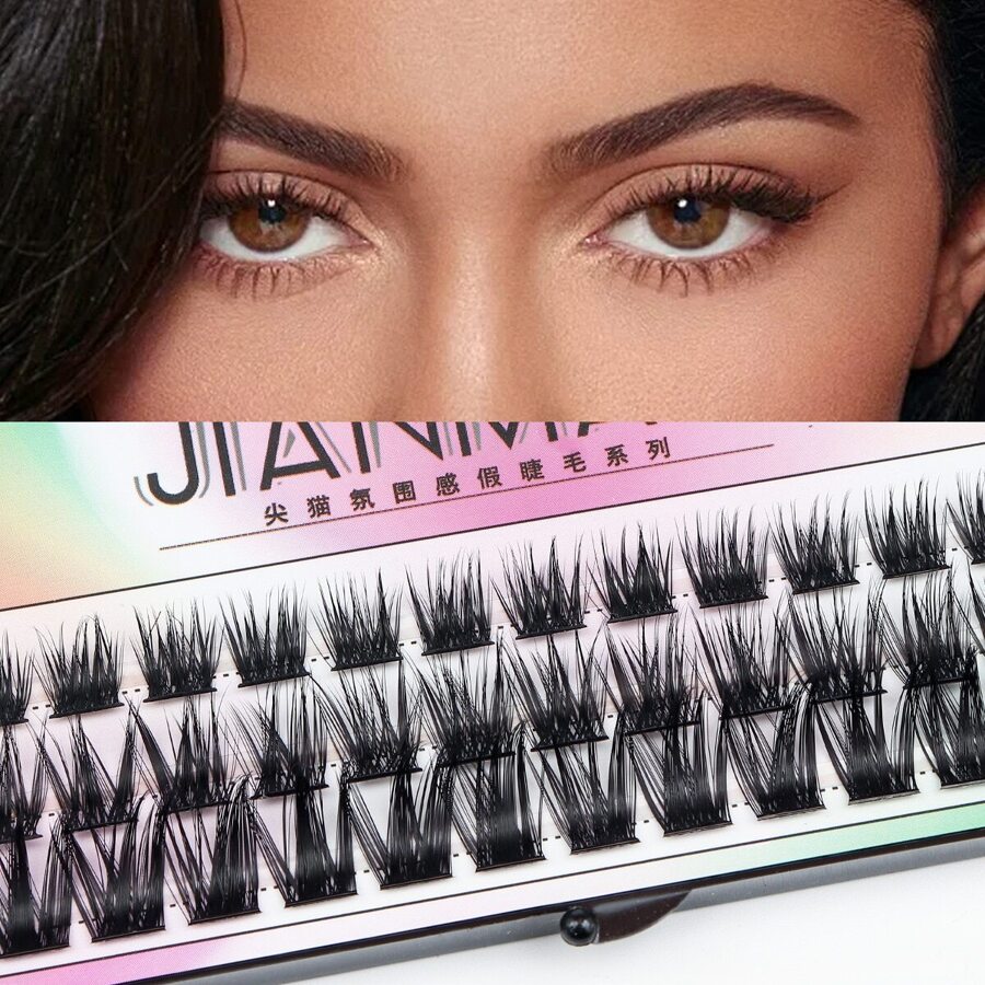 DIY Eyelash Extension Kit, 36 Pcs Lash Clusters D Curling Volume ...