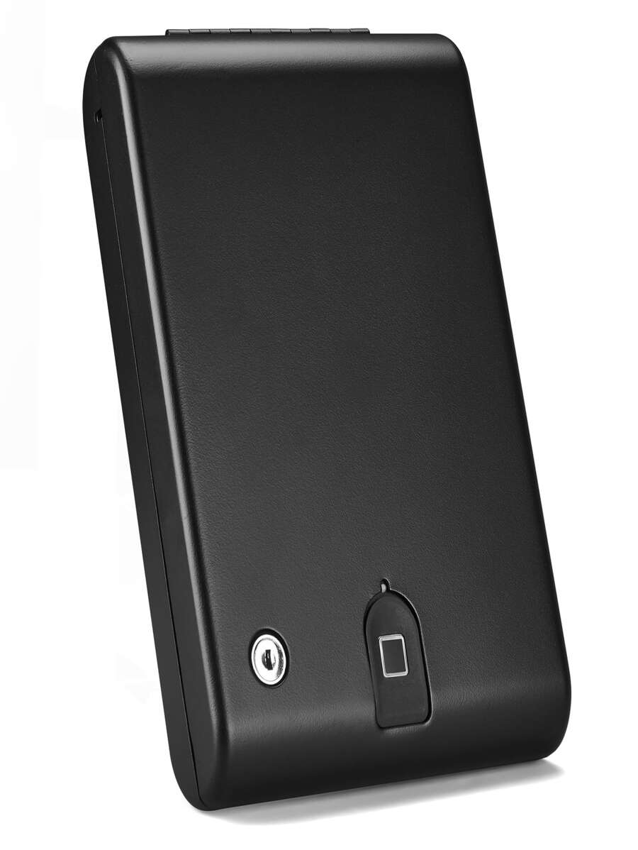 11.8" Gun Safe, Biometric Gun Safe for Pistols, Quick Access Pistol ...