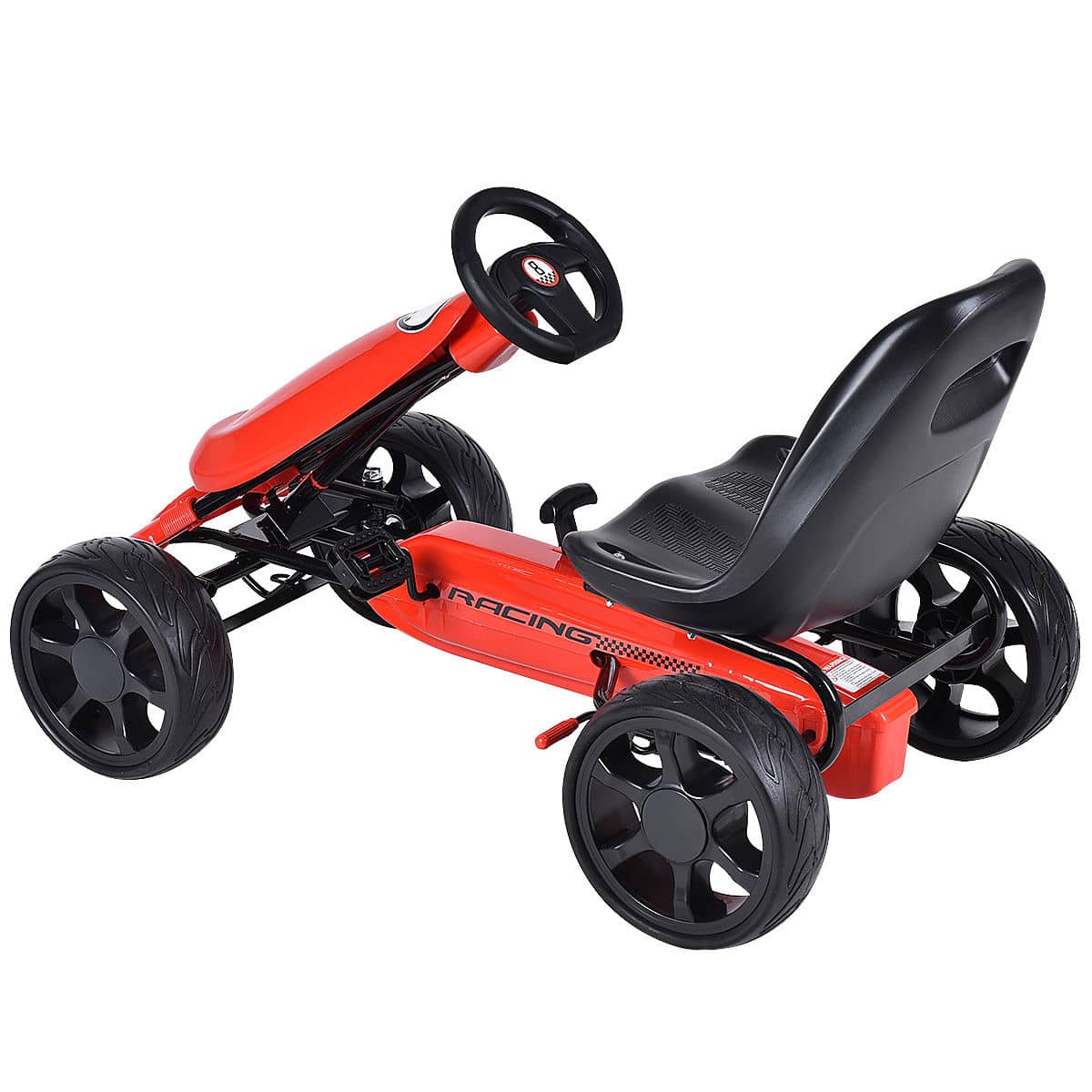Costway Xmas Gift Go Kart Kids Ride On Car Pedal Powered Car 4 Wheel ...