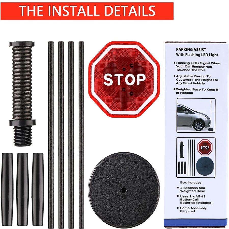 LED Garage Parking Assistant System - Garage Parking Stop Indicator ...