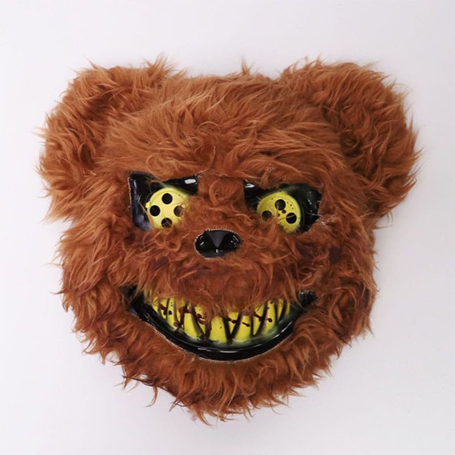 1 bloody bear face shield masquerade adult party cos party party horror ...