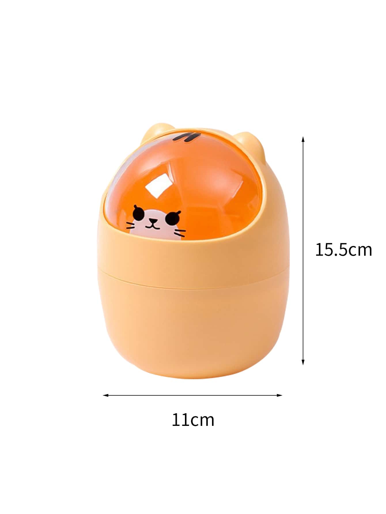 Cute Cartoon Cat Desktop Waste Bin for Home & Office Mini Garbage Cans ...