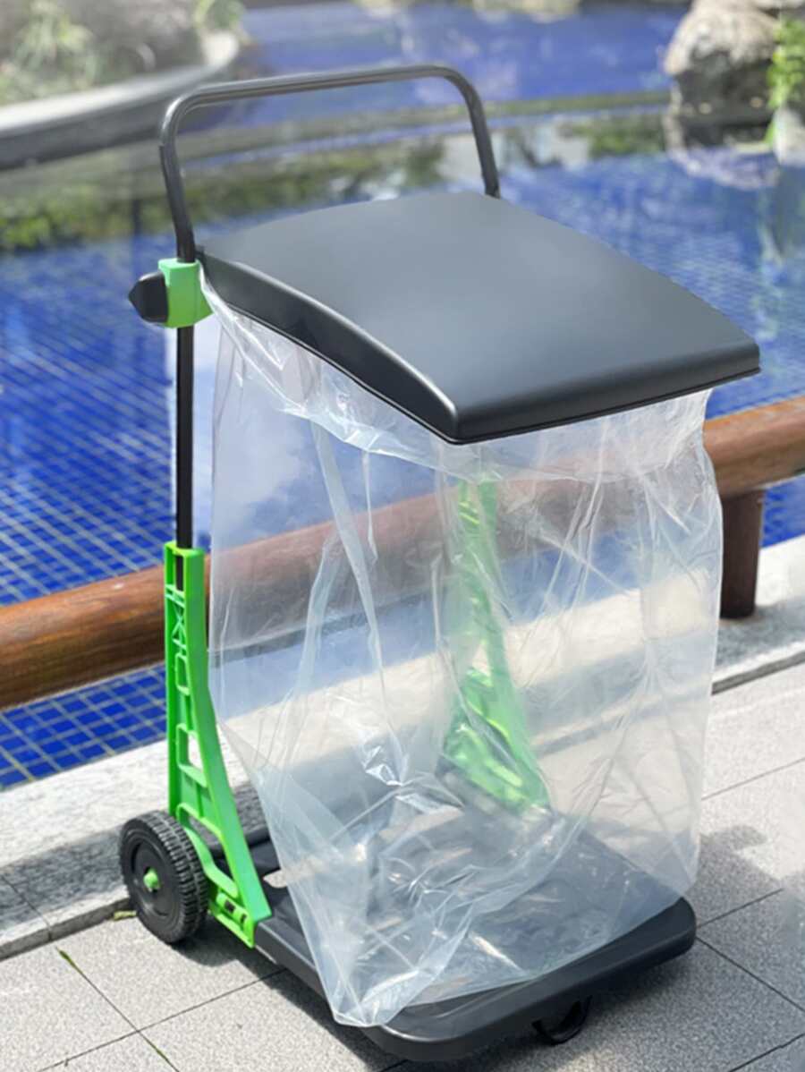 Mobile Villa Garden Essential Garden Rubbish Cart With Disposable Trash ...