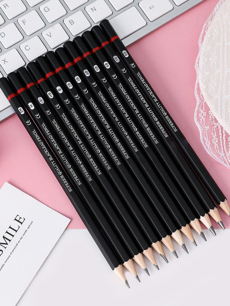 12pcs Student Dedicated Pencil Office Learning Supplies Professional ...