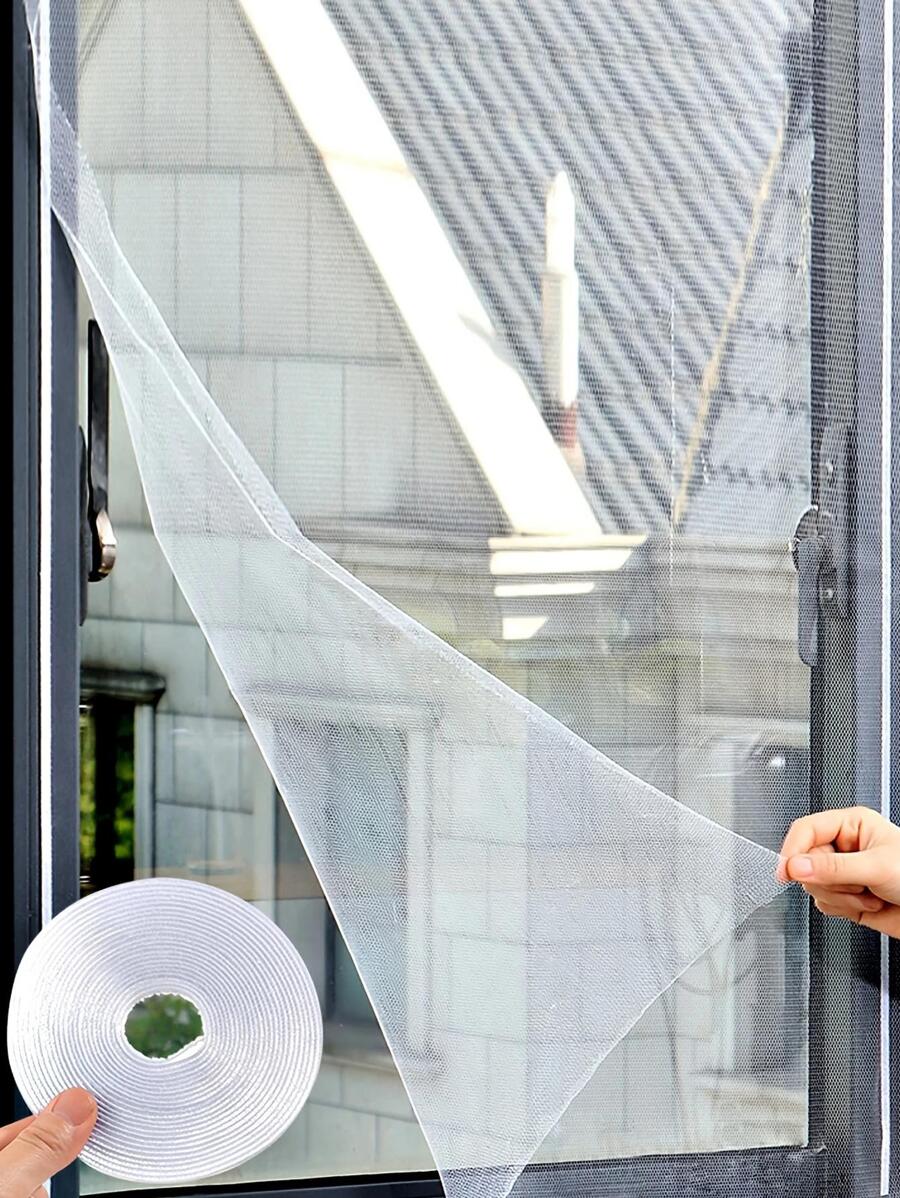 1.3x1.5m Household Adhesive Anti Mosquito Flies Screen Window White ...