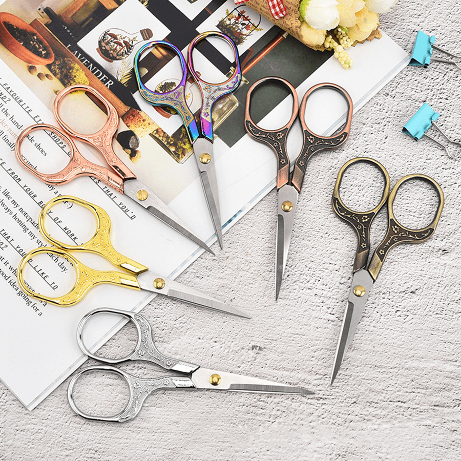 Stainless Steel Scissors - Withered Rose Color | SHEIN USA