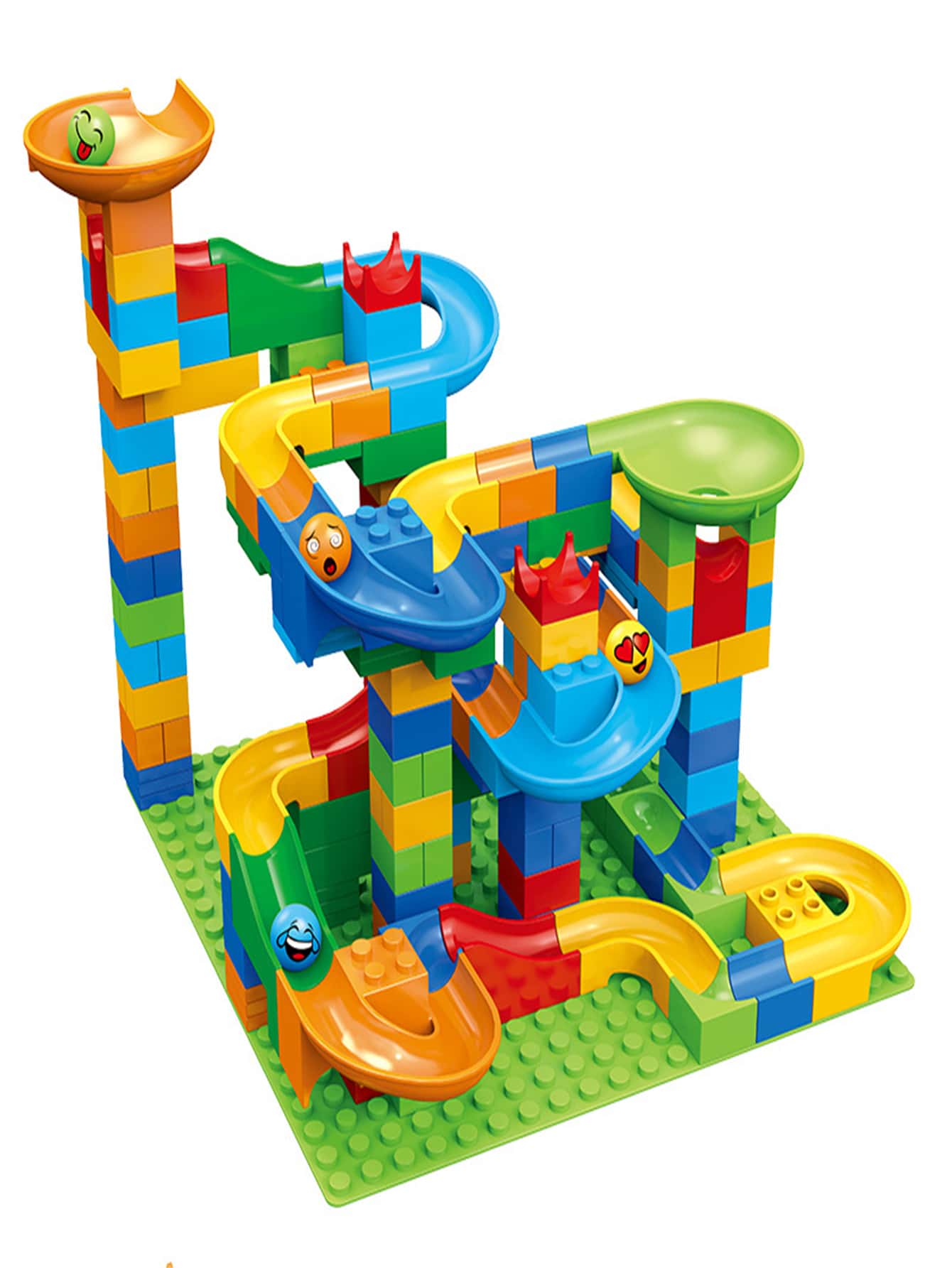 Children's Early Education Multifunctional Assembly Slide Rail Building ...