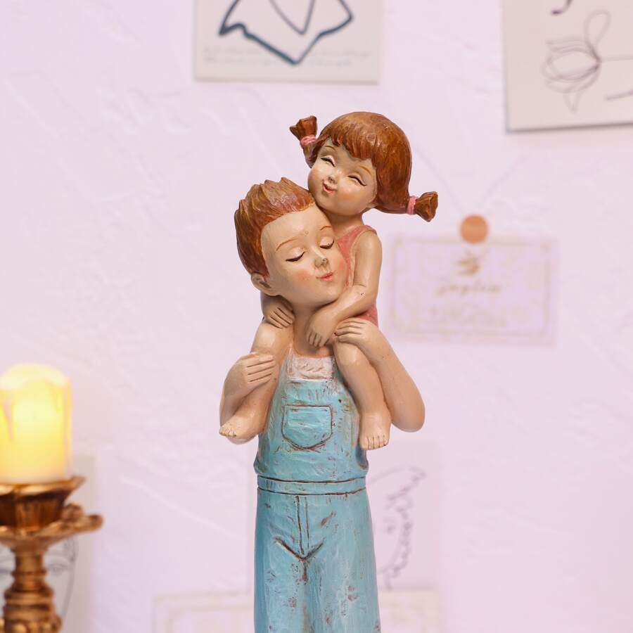 Mother Daughter Statue, Home Decor Sculpture Mother Daughter Figurines ...