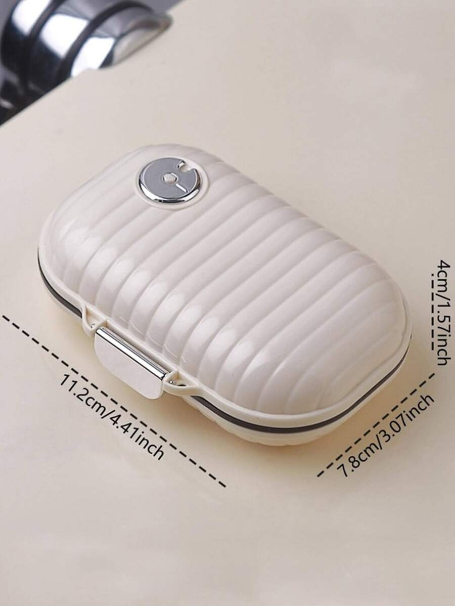 7 Compartments Magnetic Foldable Travel Pill Organizer, Portable 7 Day ...