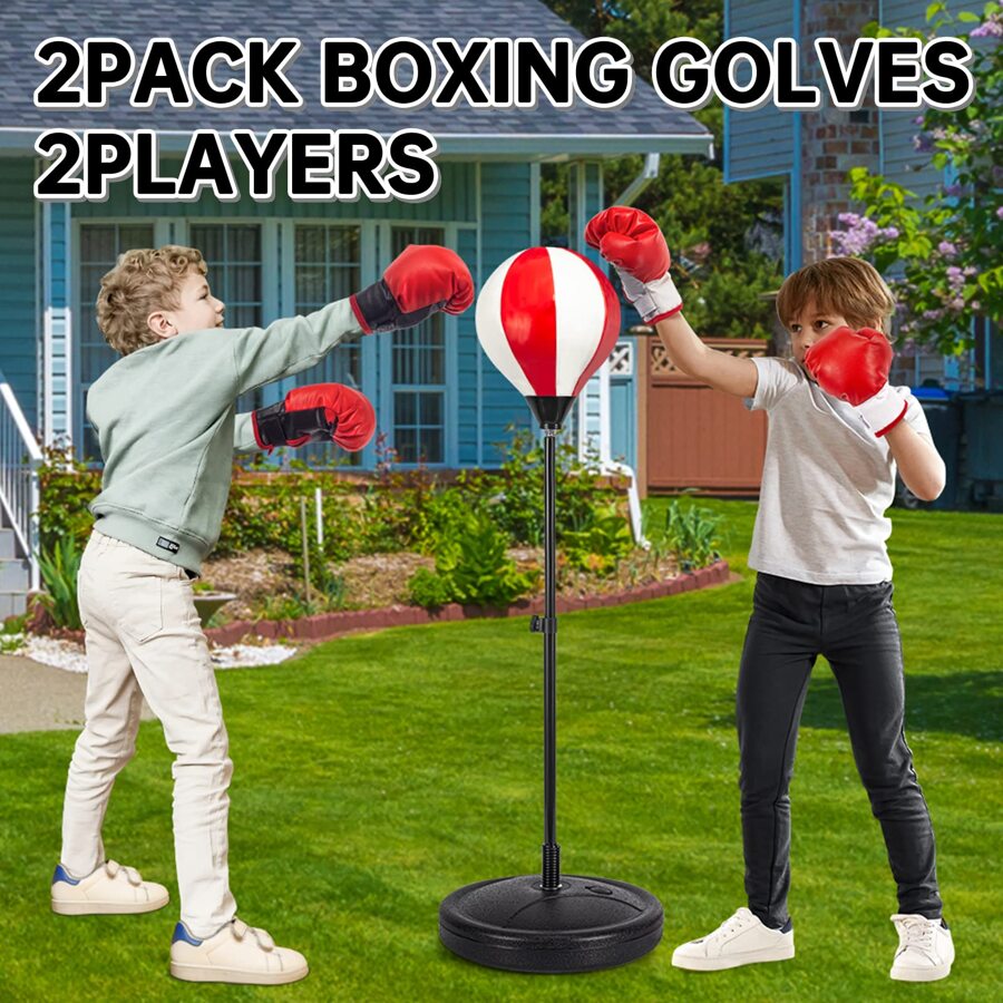 Punching Bag for Kids Included 2 Pack Boxing Gloves, Boxing Toys for ...