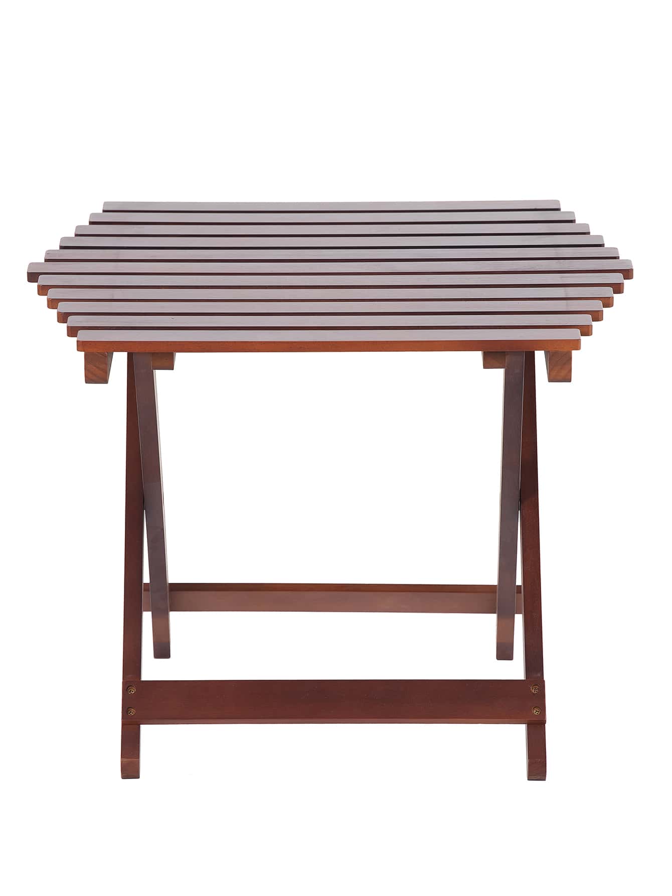 Wooden Folding Side Table, Adirondack Square Small Table Coffee End ...